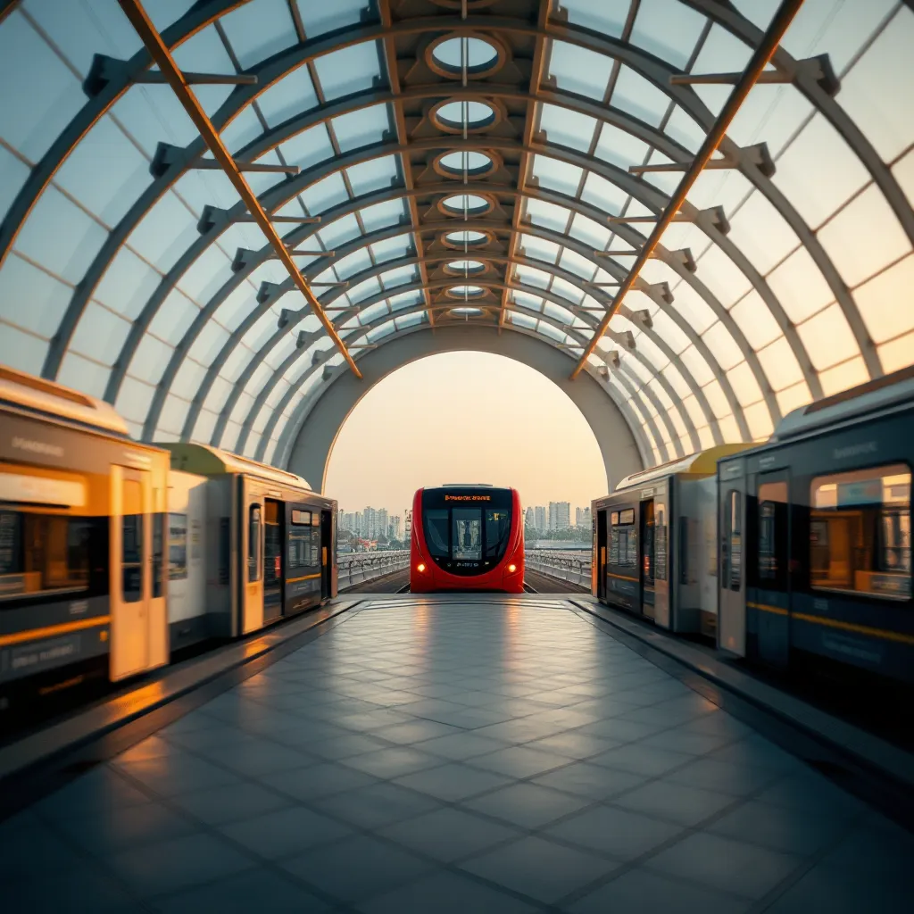 Dubai Frame Metro Station: Architecture and Mobility